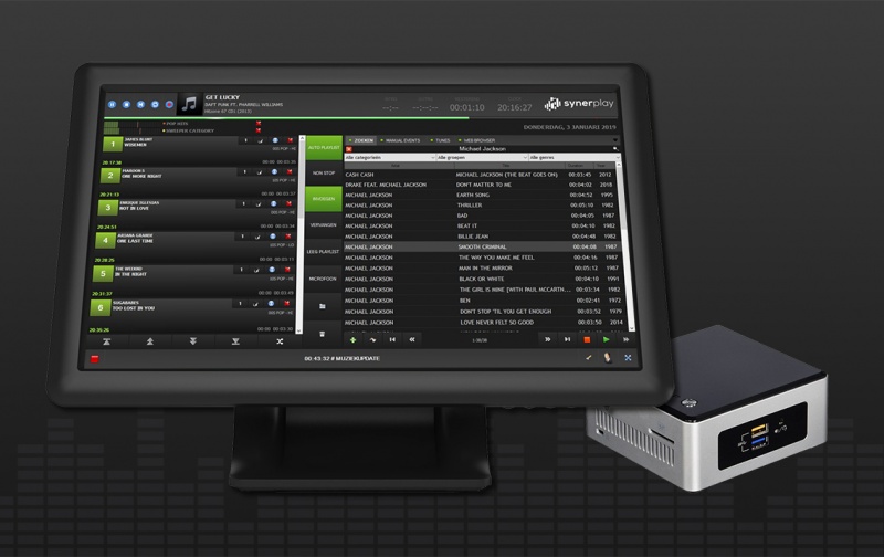 Muziekcomputer inclusief touchscreen - HorecaMarktplein.nl